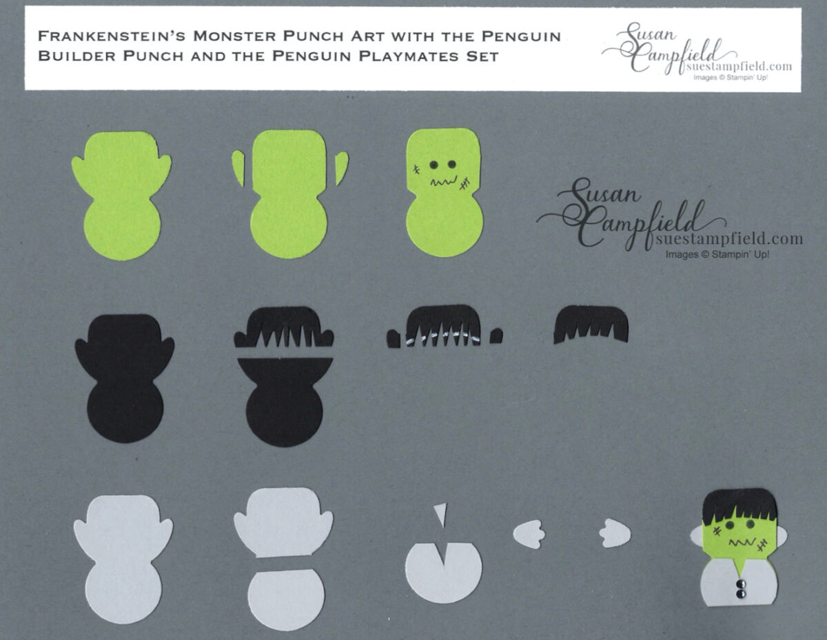 Halloween: Frankenstein Treat Box - Suestampfield