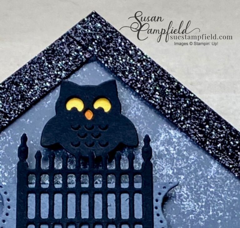 Haunted House Box - Spooky Cute For Halloween! - Suestampfield