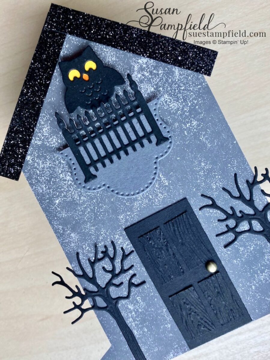 Haunted House Box - Spooky Cute For Halloween! - Suestampfield