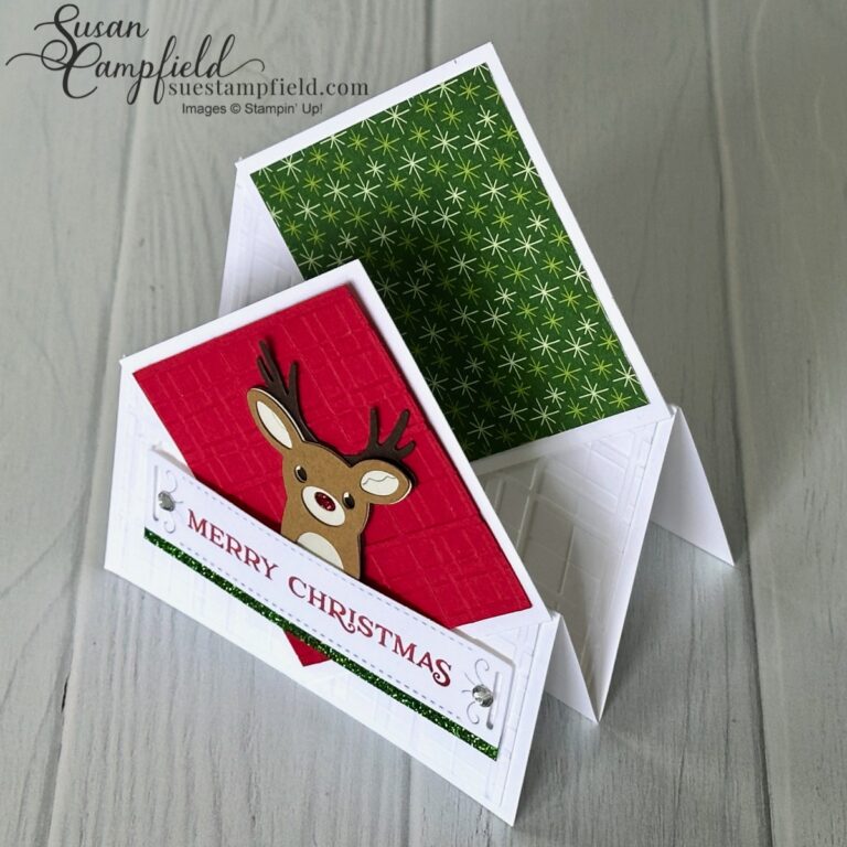 Diamond Stepper Cards - Three Ways! - Suestampfield