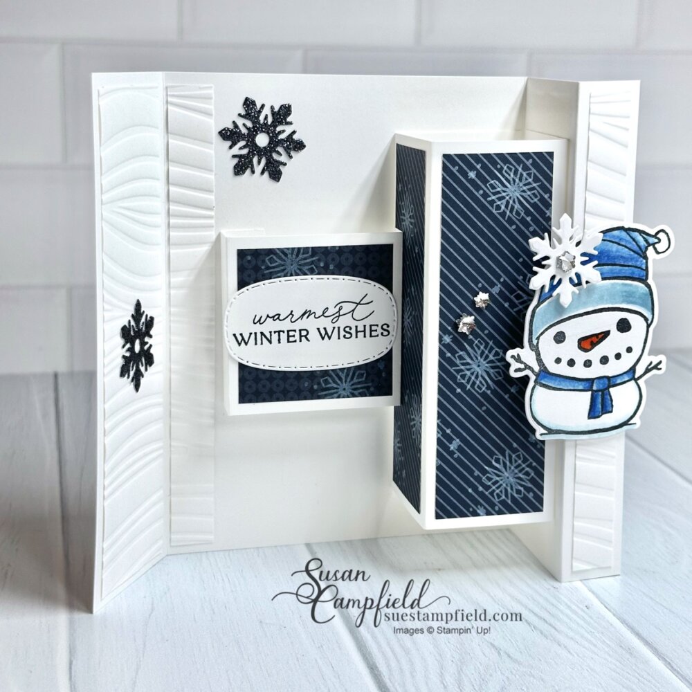 Tuck & Reveal Fun Fold Card | November Crafternoon 2025 - Suestampfield